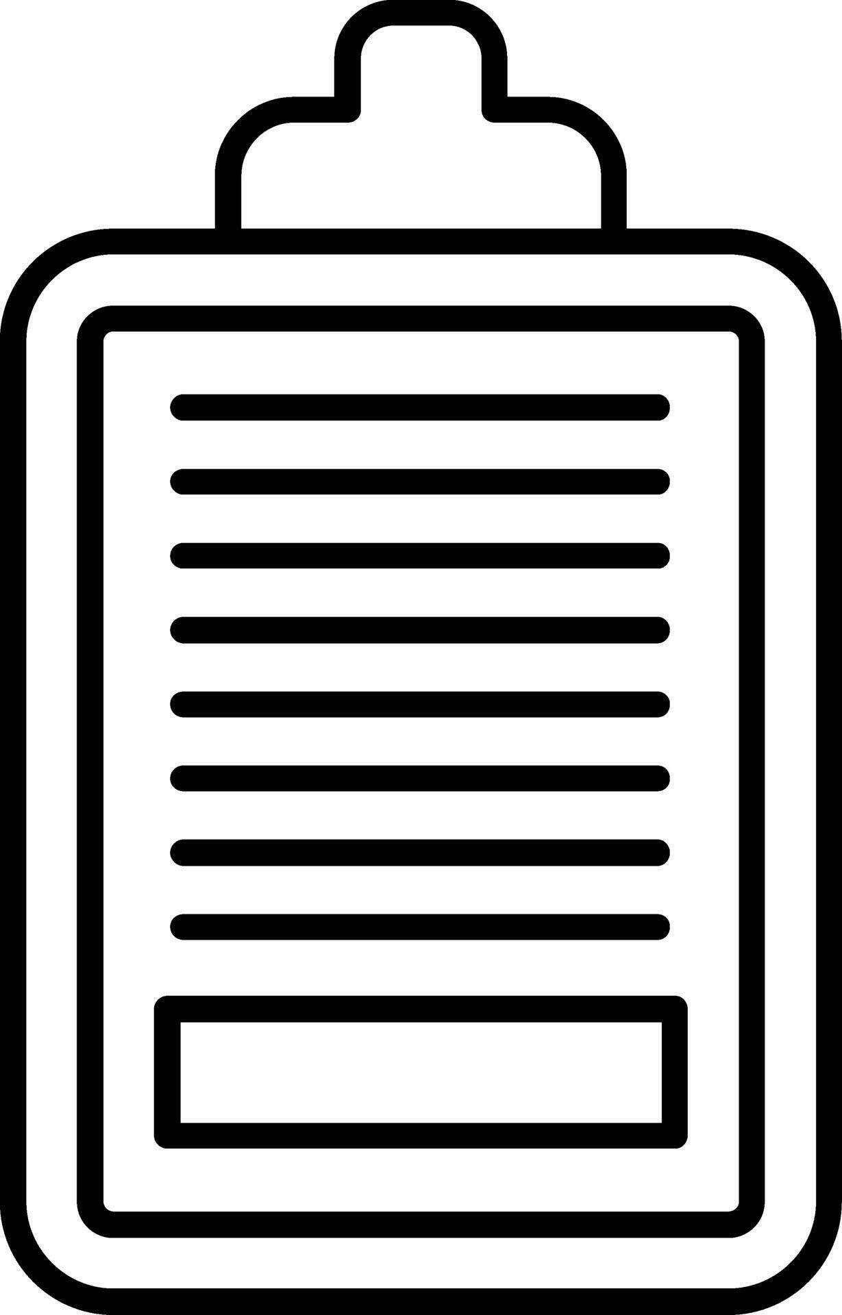 Task Line Icon 36613033 Vector Art at Vecteezy