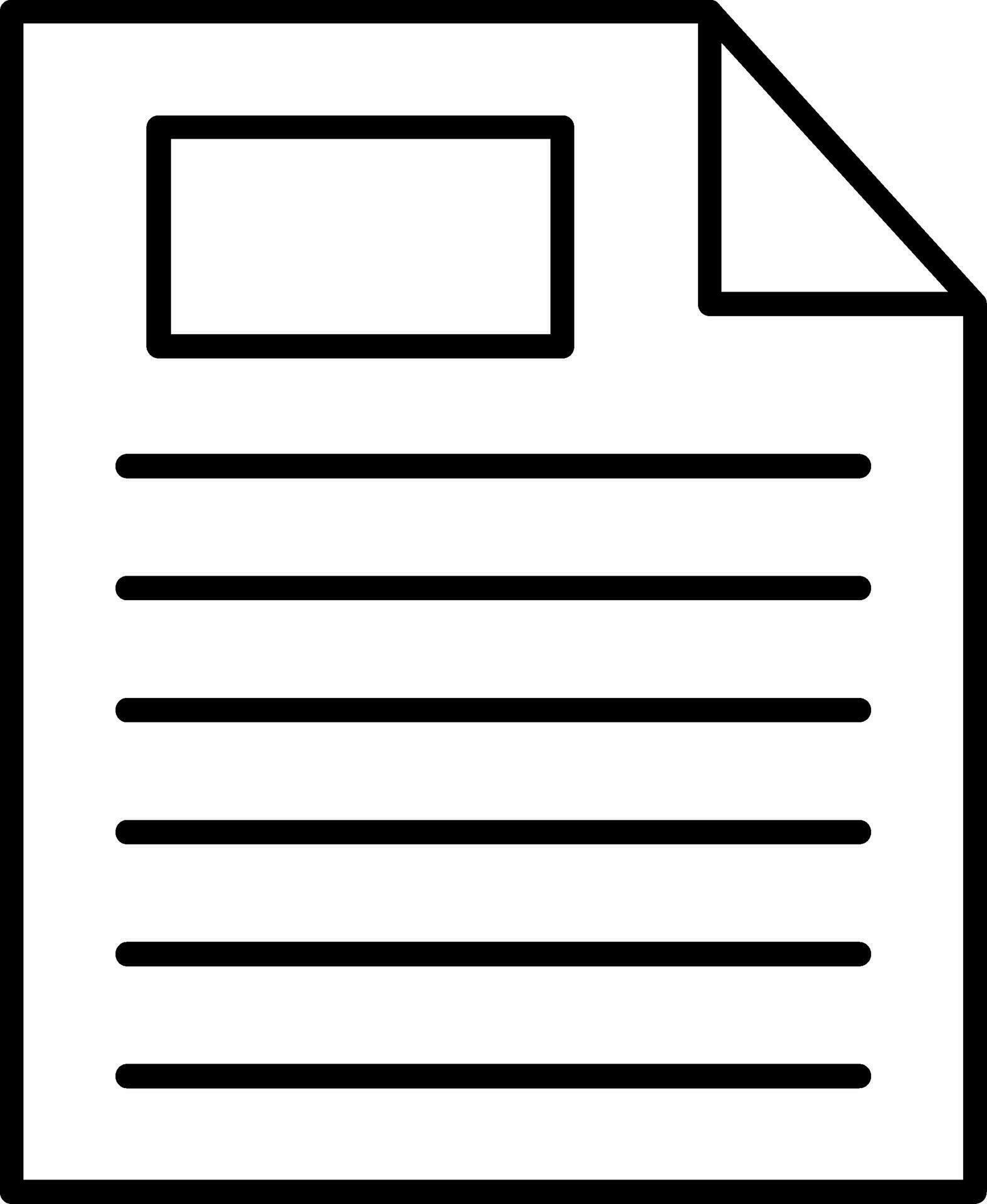 Document Line Icon 36613157 Vector Art at Vecteezy