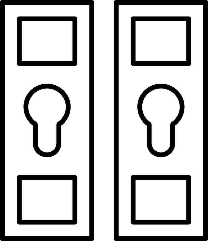 Locker Line Icon 36613778 Vector Art At Vecteezy