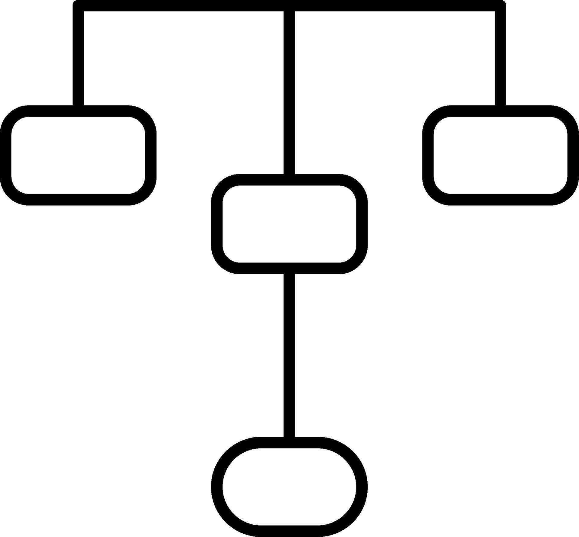 Hierarchical Structure Line Icon 36614006 Vector Art at Vecteezy