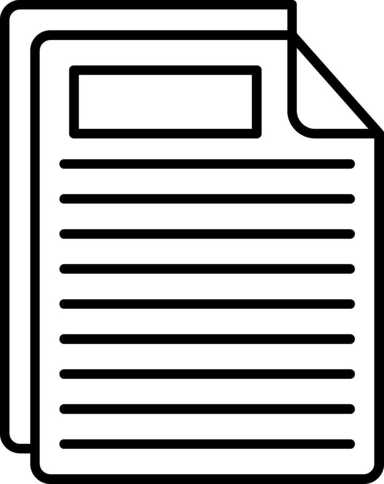 File Line Icon 36614433 Vector Art at Vecteezy