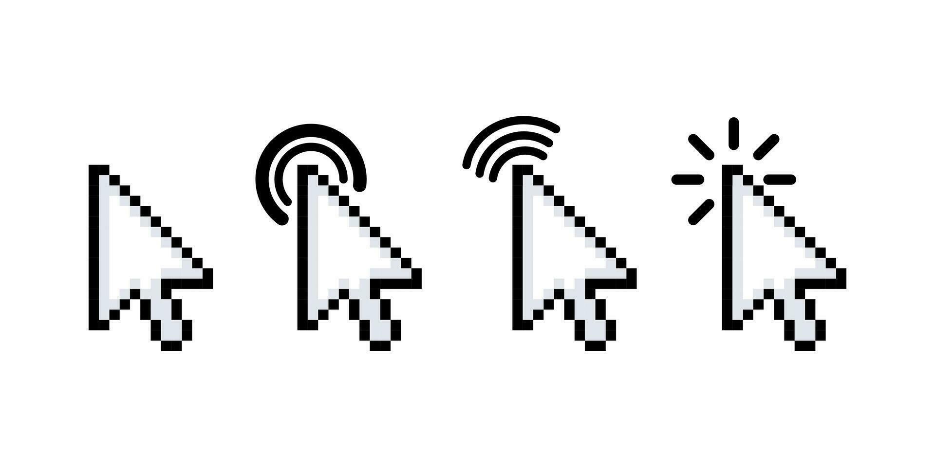 Computer mouse click cursor. Click arrow. Pointer cursor 36620728 ...