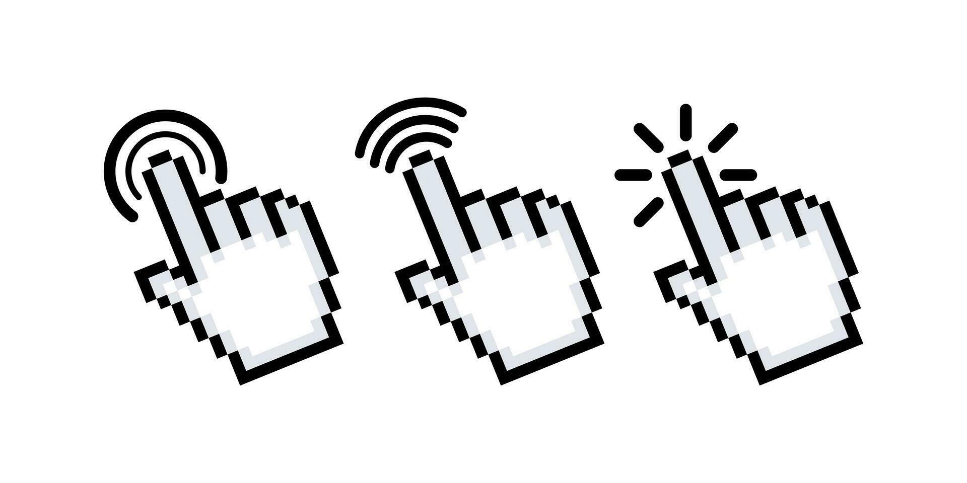 Computer mouse click cursor. Click arrow. Pointer cursor 36623432 ...