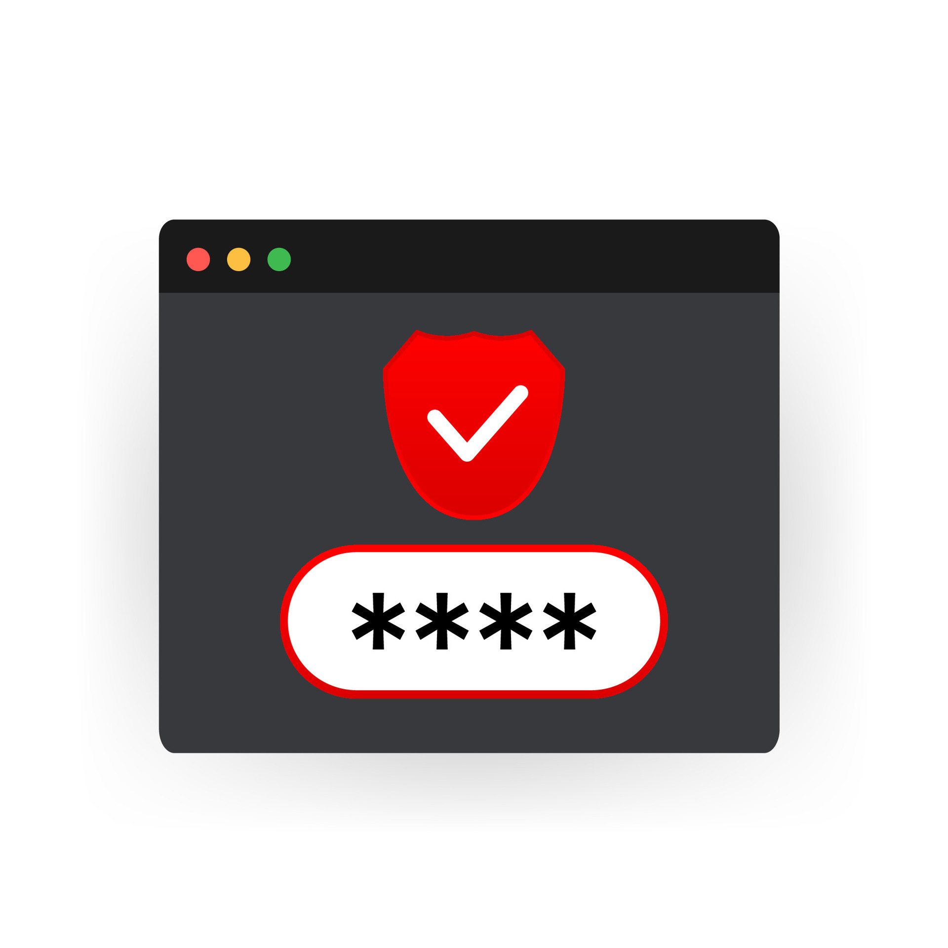 Smartphone Unlocked And Password Notification Vector Mobile Phone Security User Authorization