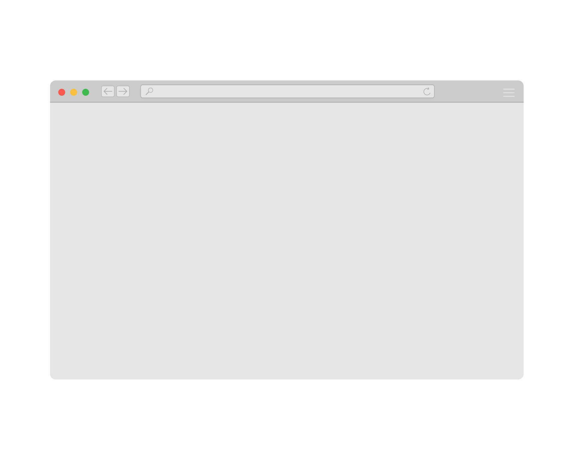 Browser window vector illustration. Browser or web browser in flat style. Window concept ...