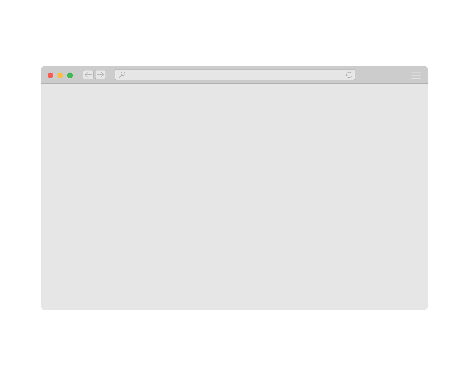 Browser Window Vector Illustration Browser Or Web Browser In Flat