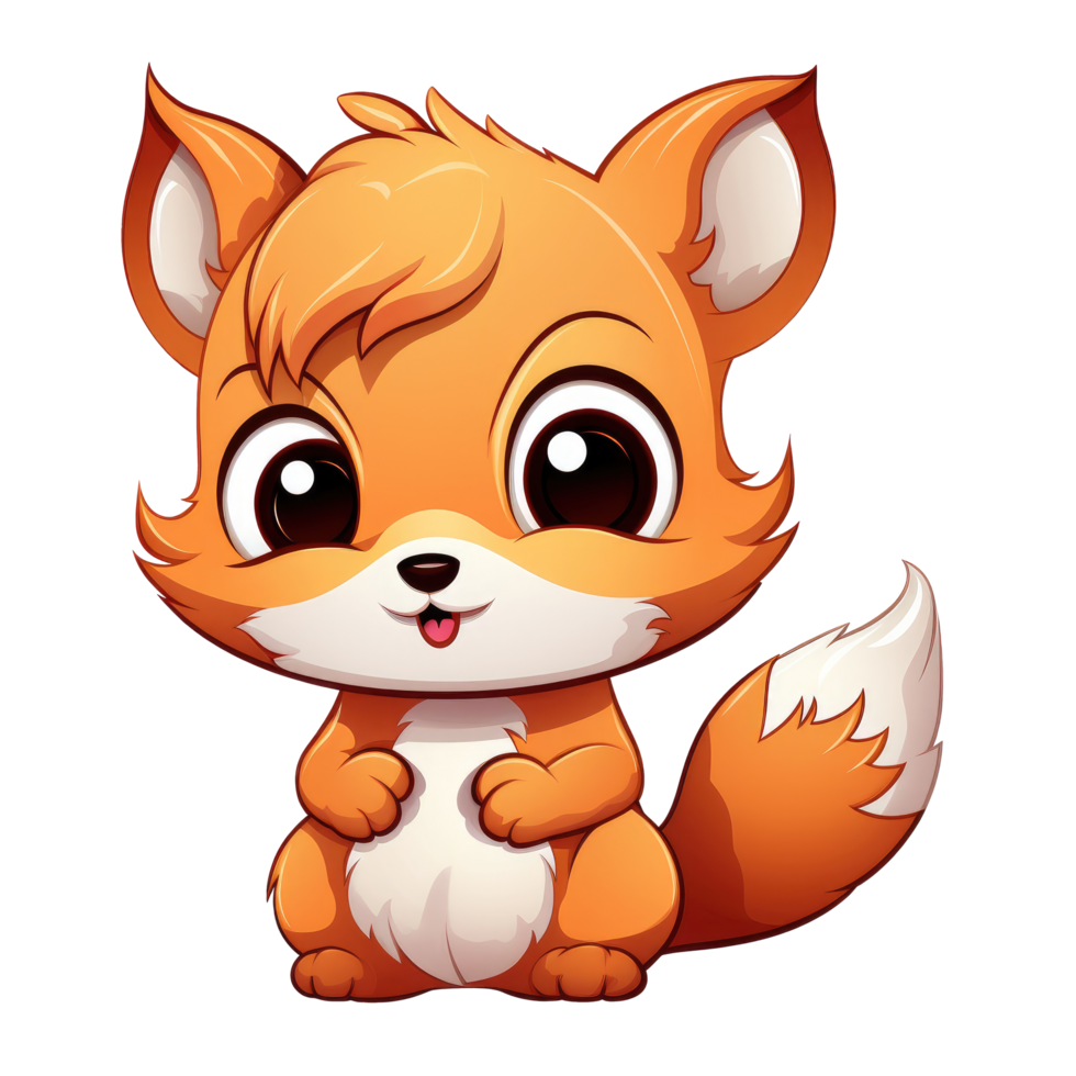 AI generated cute chibi squirrel. cartoon squirrel character. 36627775 PNG AI generated cute chibi squirrel. cartoon squirrel character. 36627775 PNG