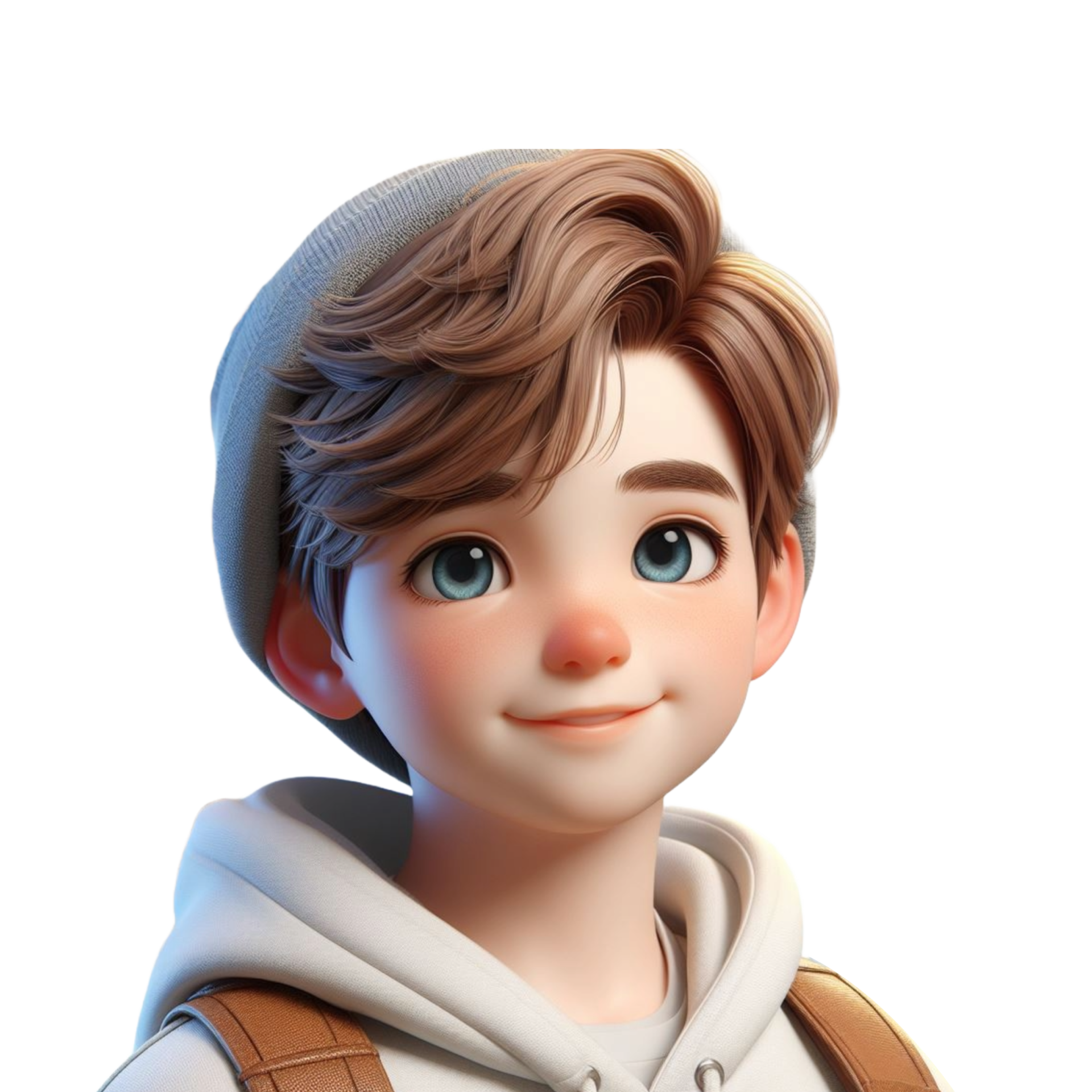 AI generated 3d render illustration of cute boy AI Generative 36628071 PNG