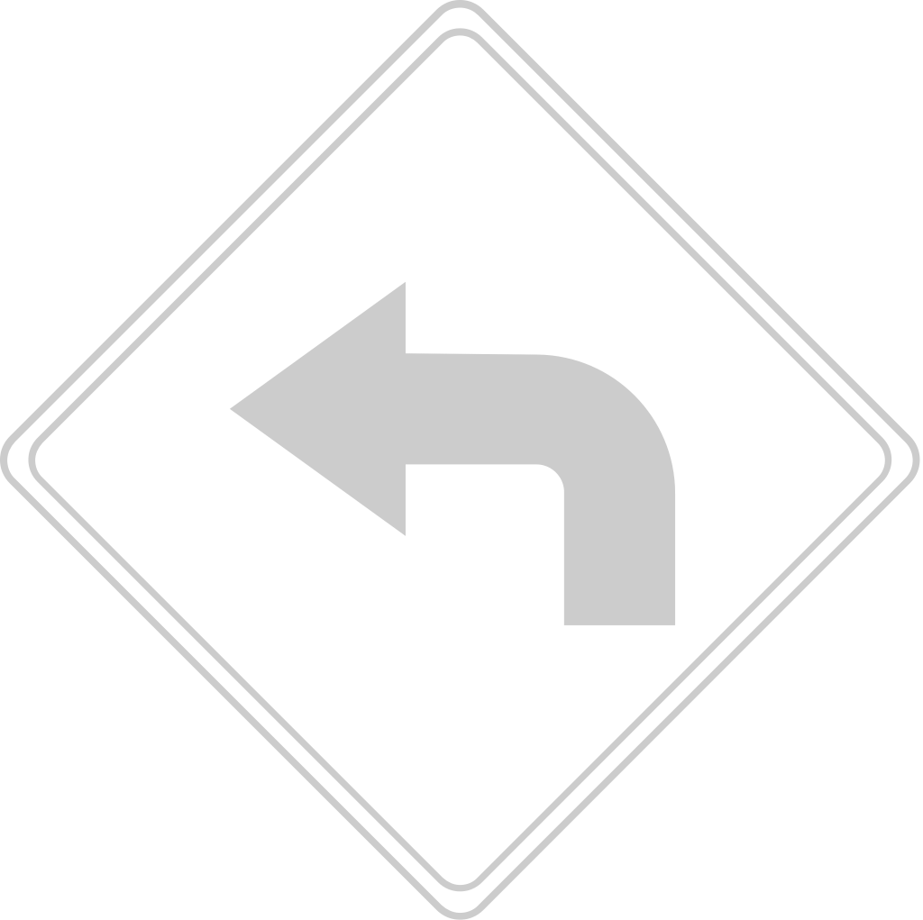 turn left ahead road sign 36637425 Vector Art at Vecteezy turn left ahead road sign 36637425 Vector Art at Vecteezy