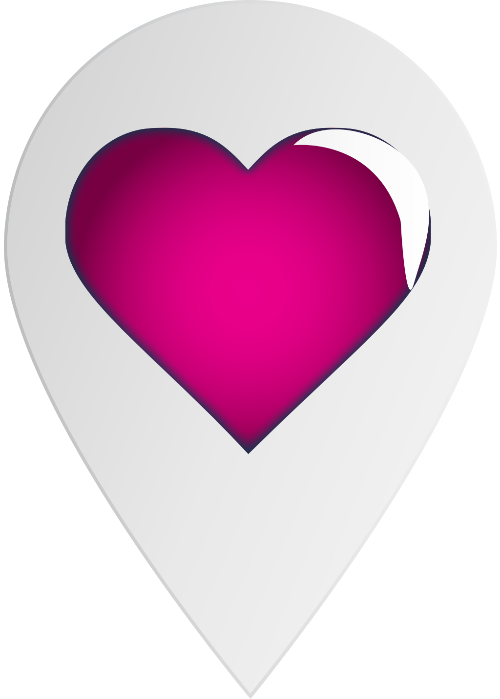 Heart pointer 36649867 Vector Art at Vecteezy