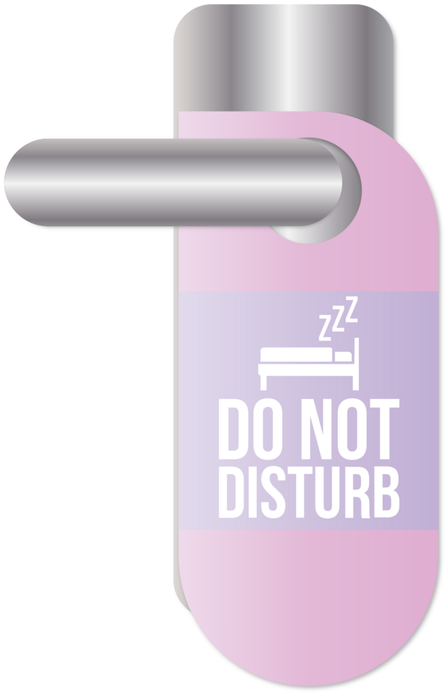Do Not Disturb Sign 36652630 Vector Art At Vecteezy