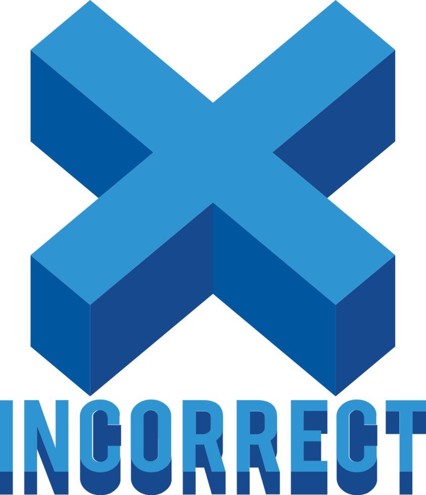 Incorrect sign 36652759 Vector Art at Vecteezy