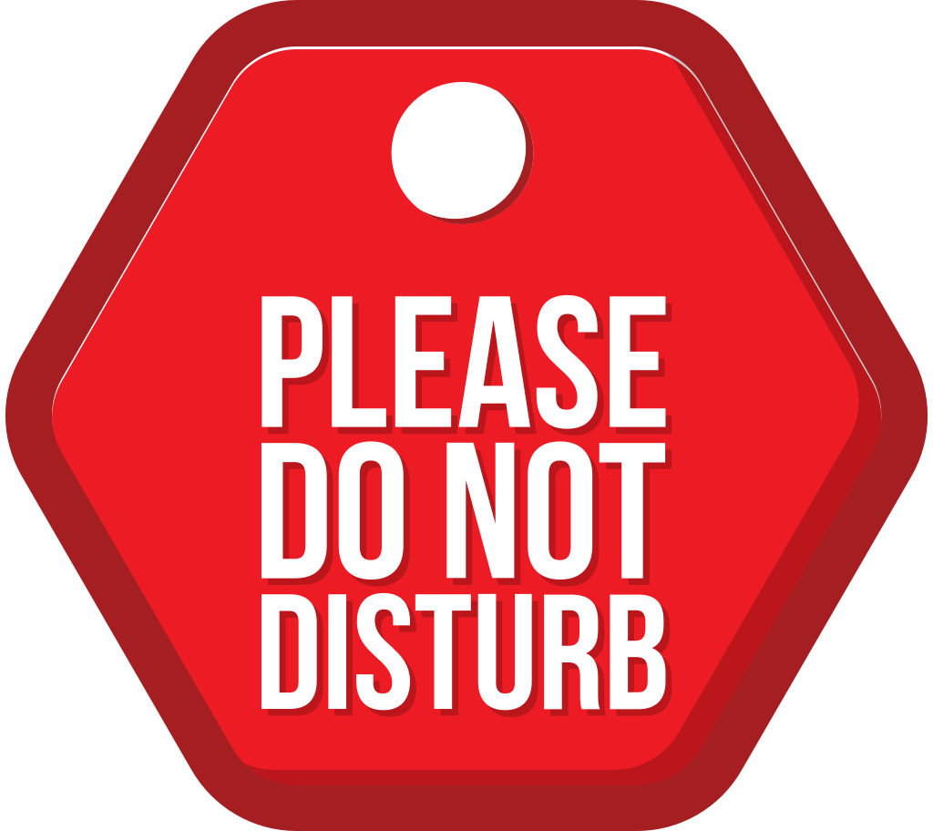 Do Not Disturb 36652818 Vector Art At Vecteezy