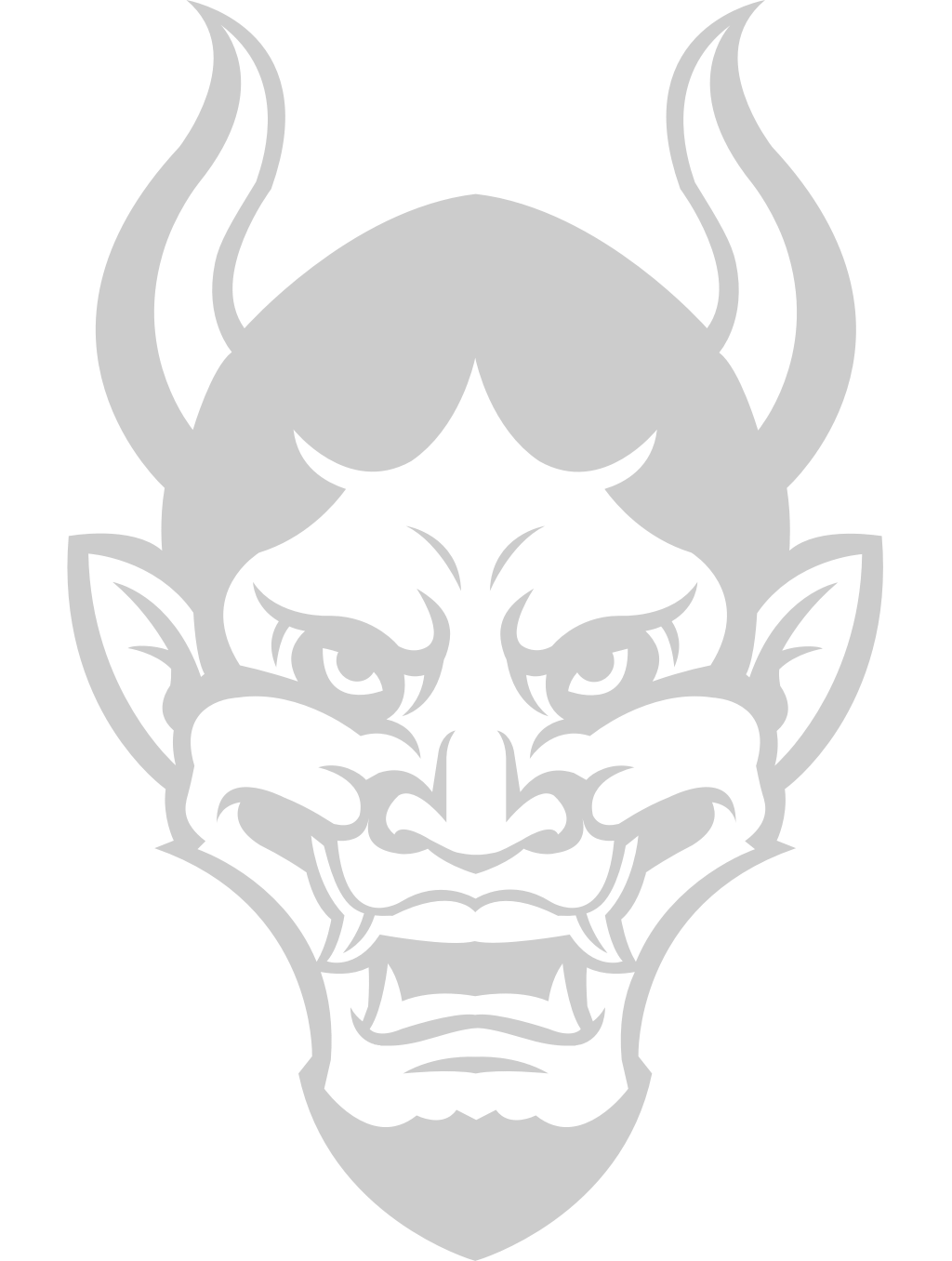 Devil face 36658894 Vector Art at Vecteezy