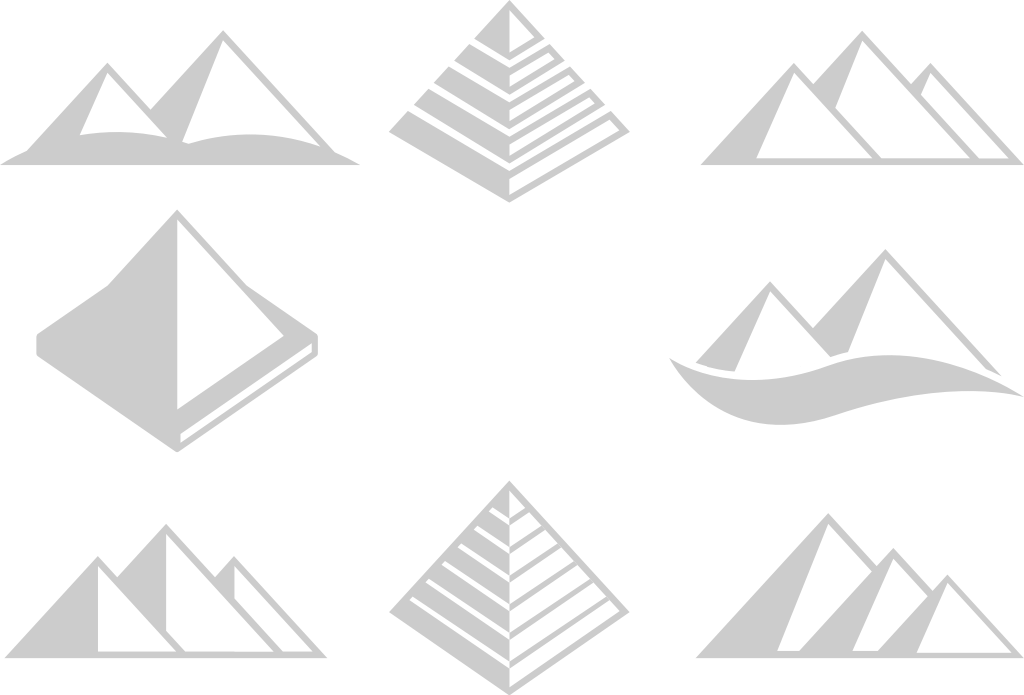 Egyptian pyramids 36659276 Vector Art at Vecteezy