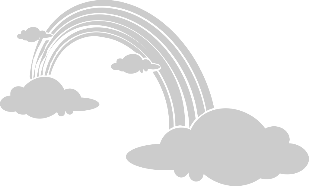 Rainbow clouds 36663175 Vector Art at Vecteezy