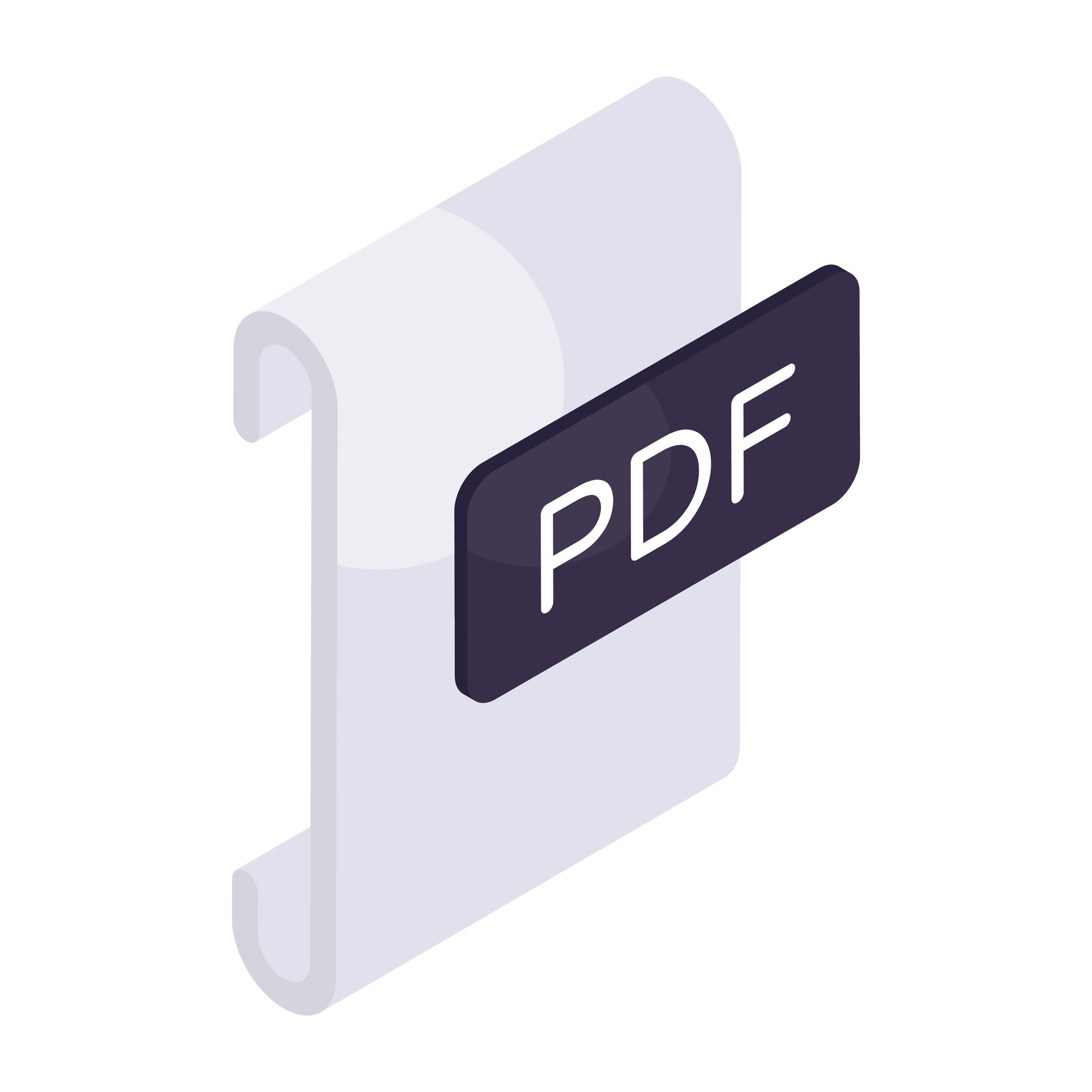 A colored design icon of pdf file 36669459 Vector Art at Vecteezy