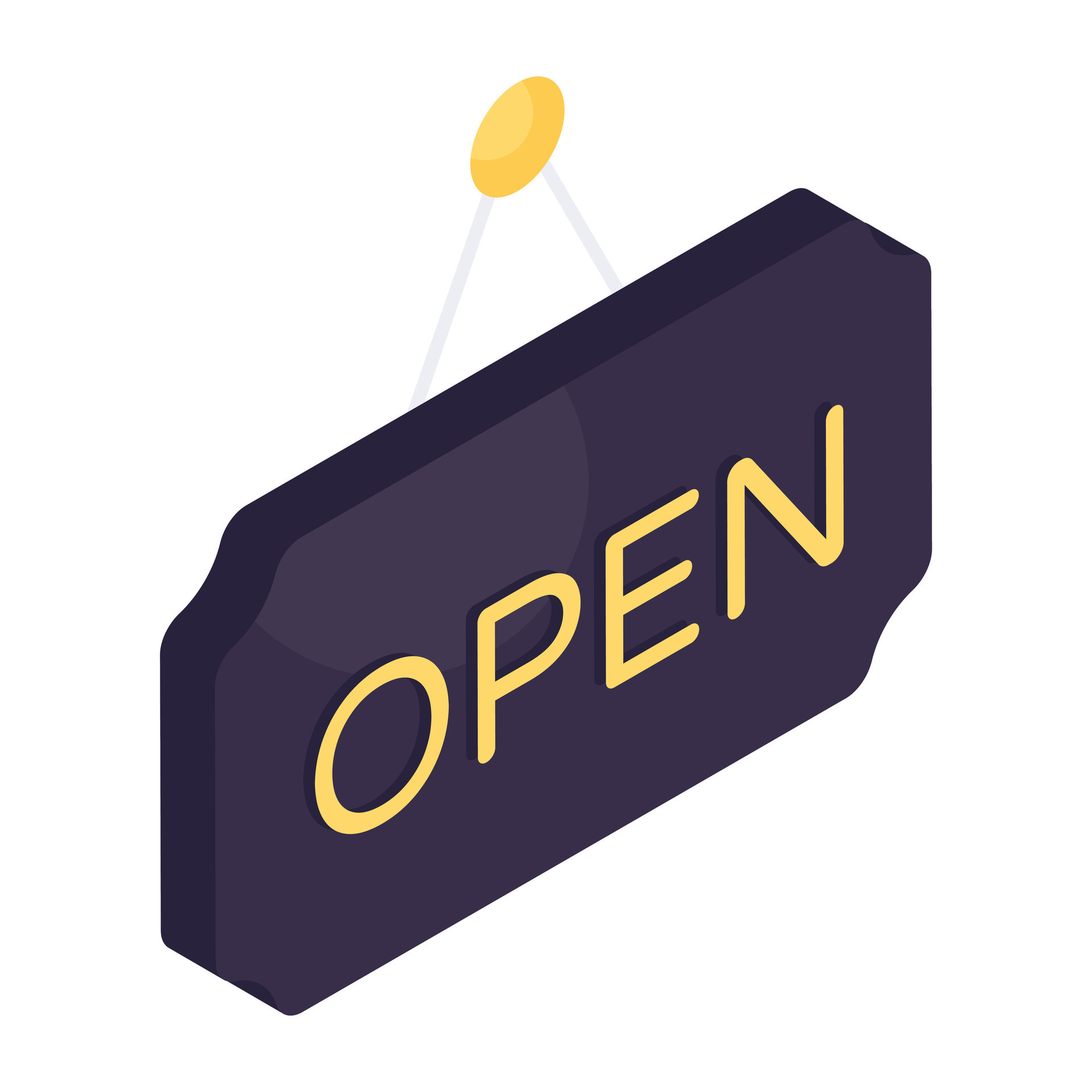 Conceptual isometric design icon of open board 36669584 Vector Art at ...