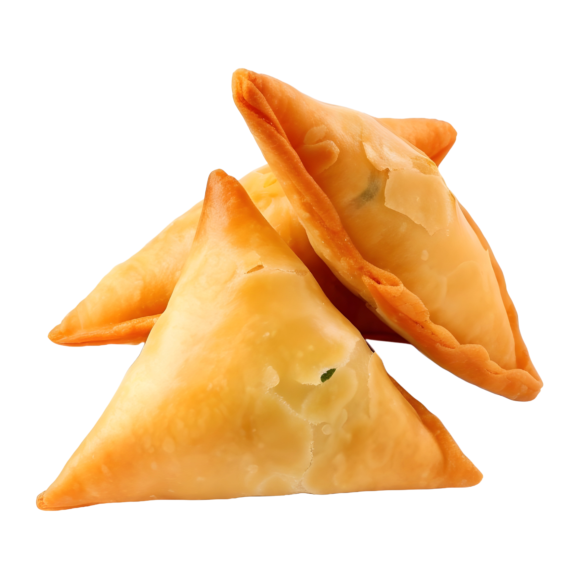 AI generated Crispy Samosas on Transparent background - Ai Generated ...