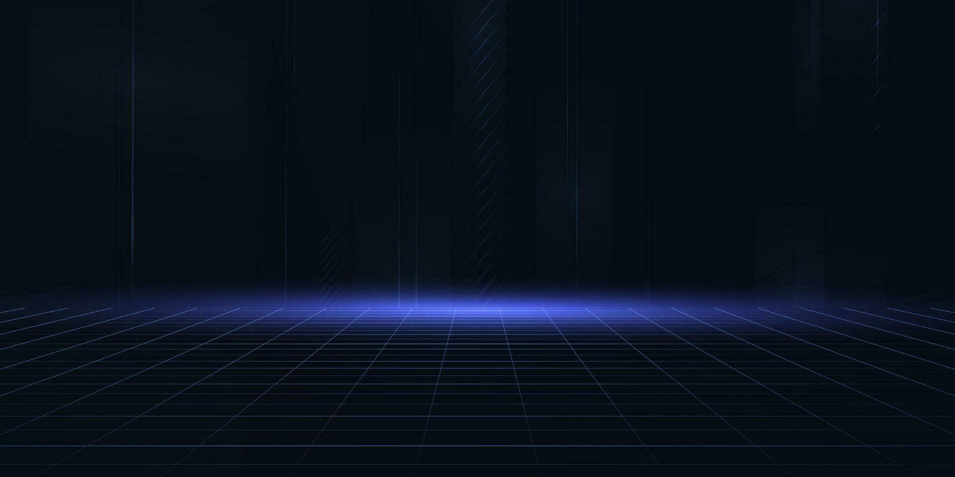 Digital technology futuristic internet network connection dark black ...