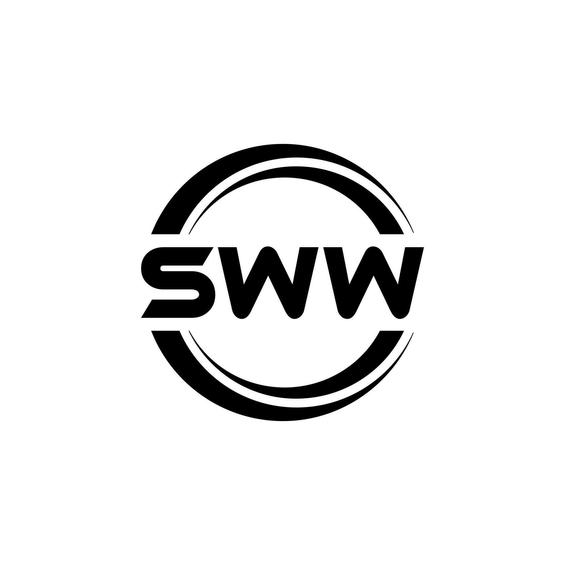 SWW Letter Logo Design, Inspiration for a Unique Identity. Modern ...