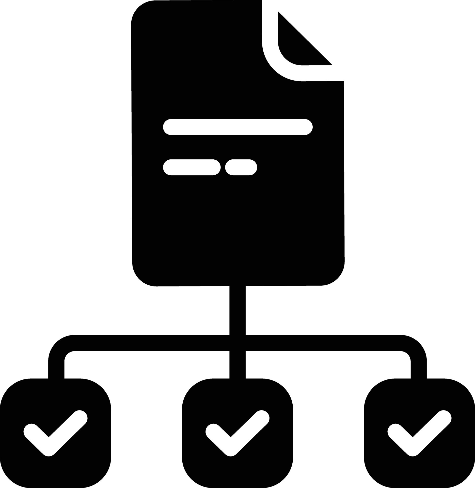 Hierarchy document solid and glyph vector illustration 36702930 Vector Art at Vecteezy