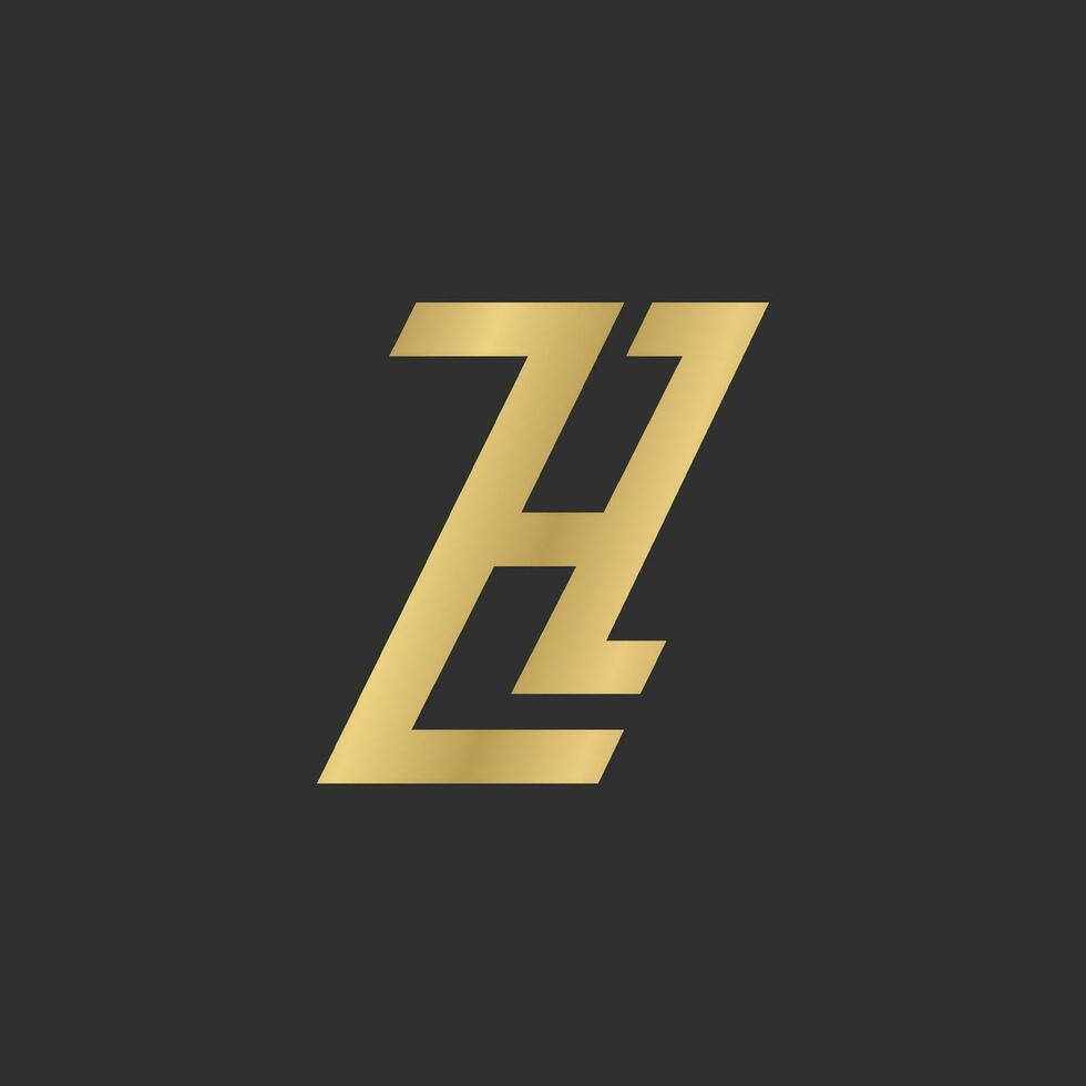 Alphabet Initials logo HZ, ZH, H and Z 36703899 Vector Art at Vecteezy