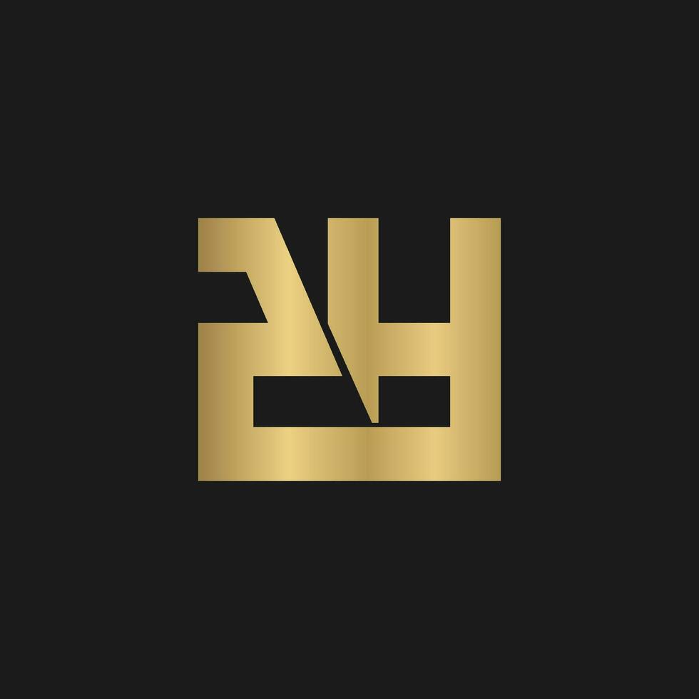 Alphabet Initials logo HZ, ZH, H and Z 36703941 Vector Art at Vecteezy