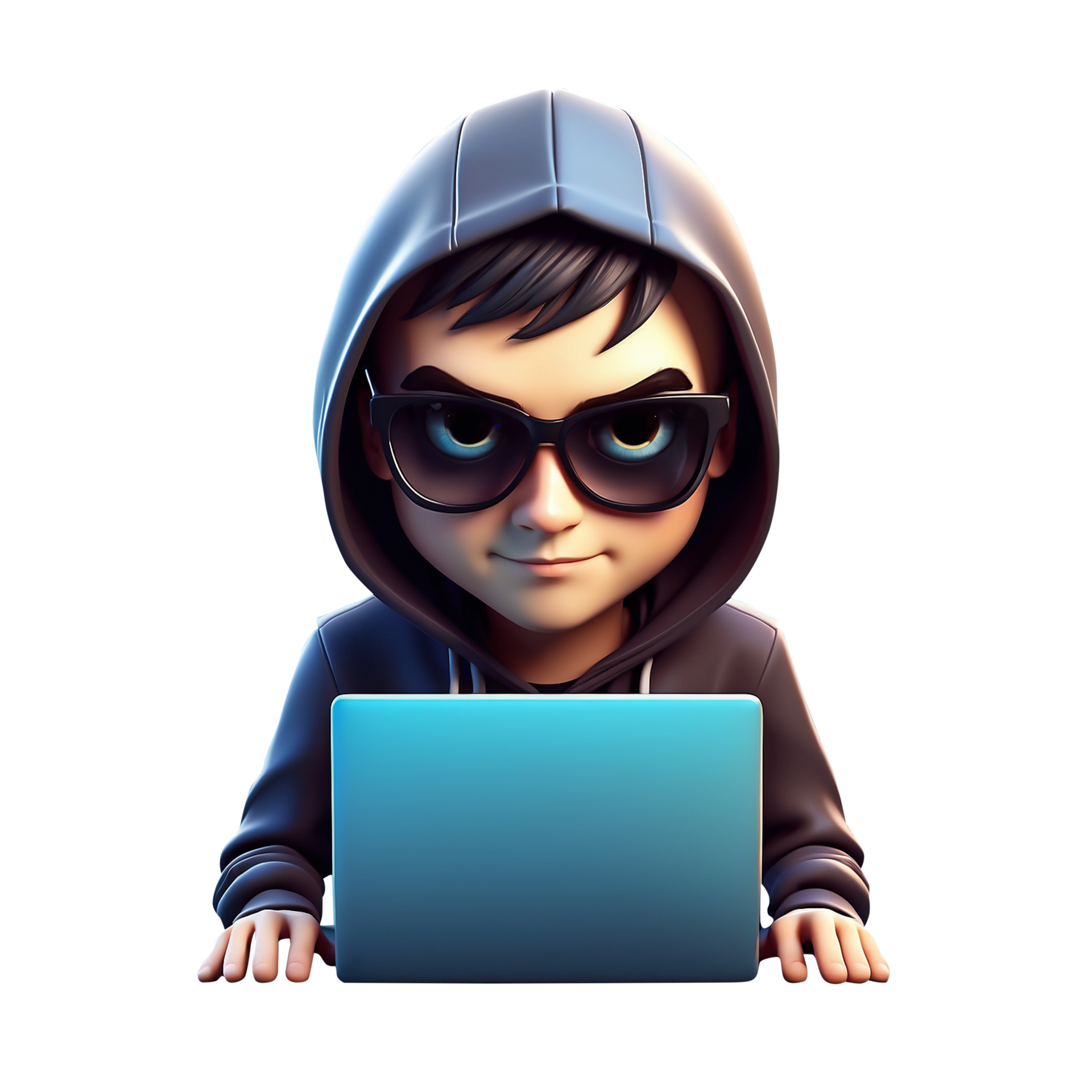 AI generated Anonymous hacker attack 36706538 PNG