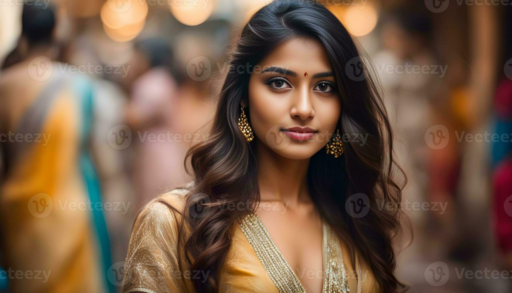 AI generated actress srihari in a yellow saree 36707803 Stock Photo at Vecteezy