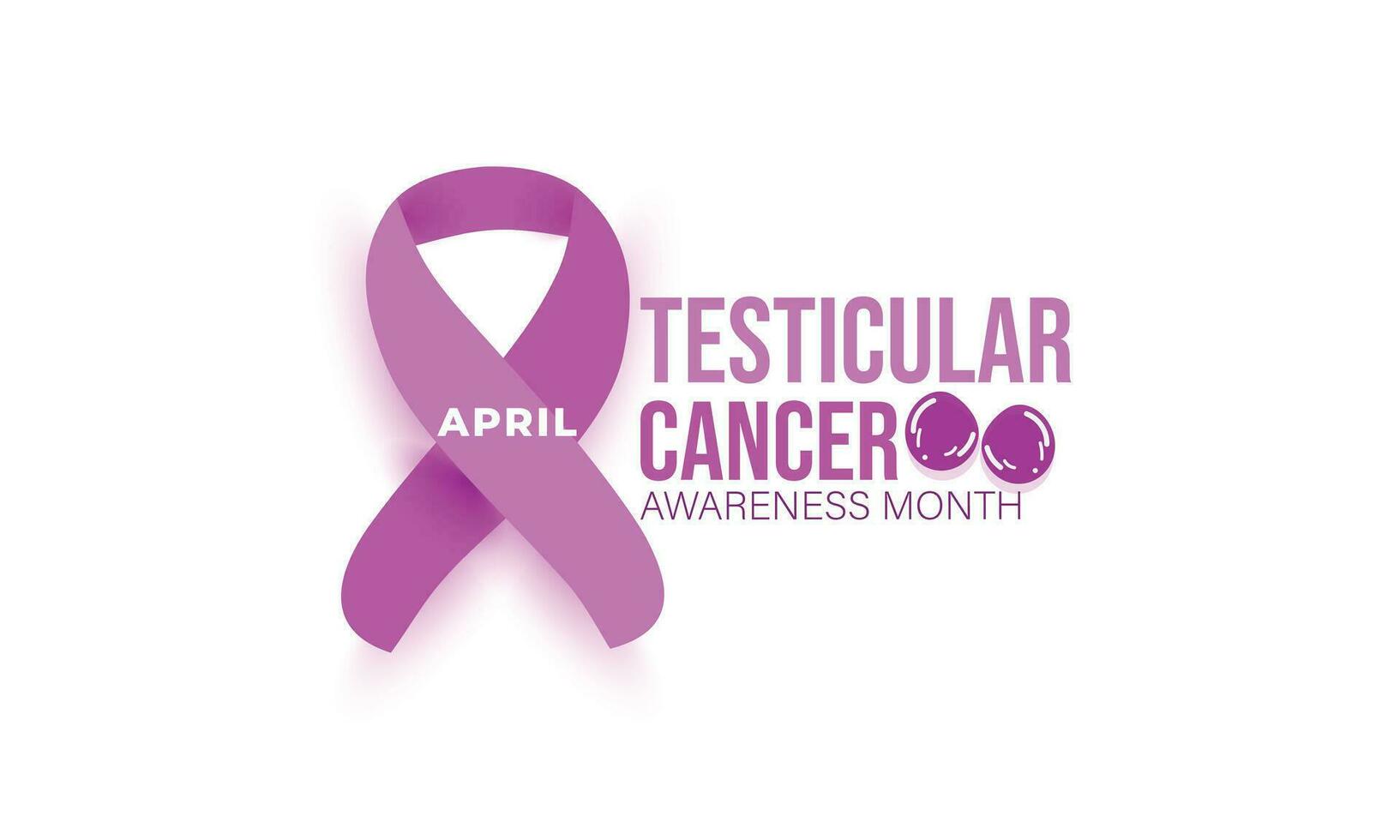 Testicular Cancer Awareness Month Background Banner Card Poster