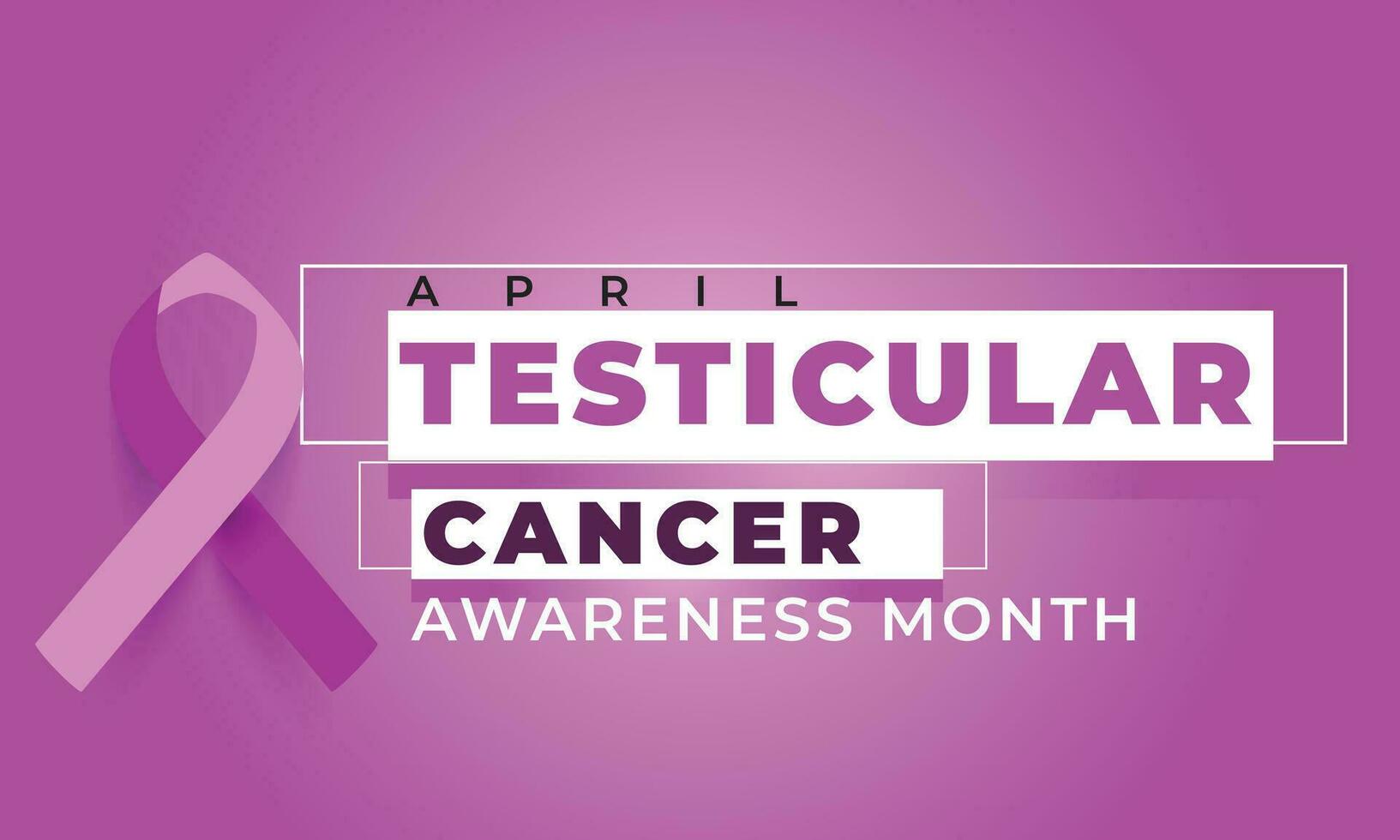 Testicular Cancer Awareness Month Background Banner Card Poster