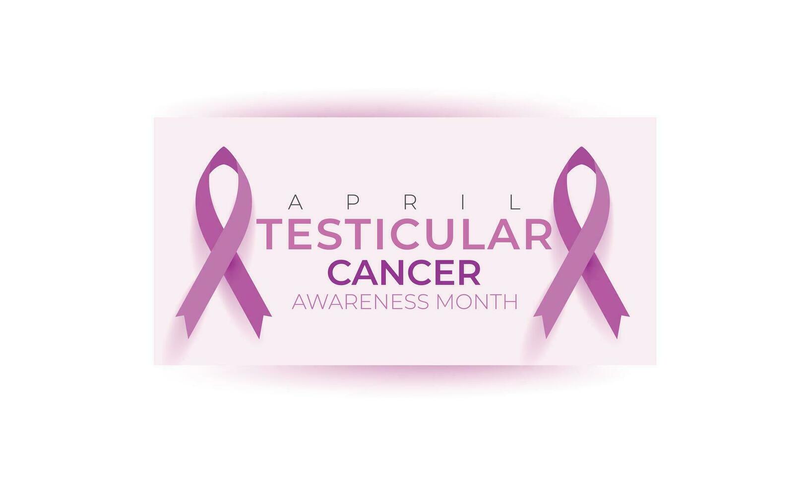 Testicular Cancer Awareness Month Background Banner Card Poster