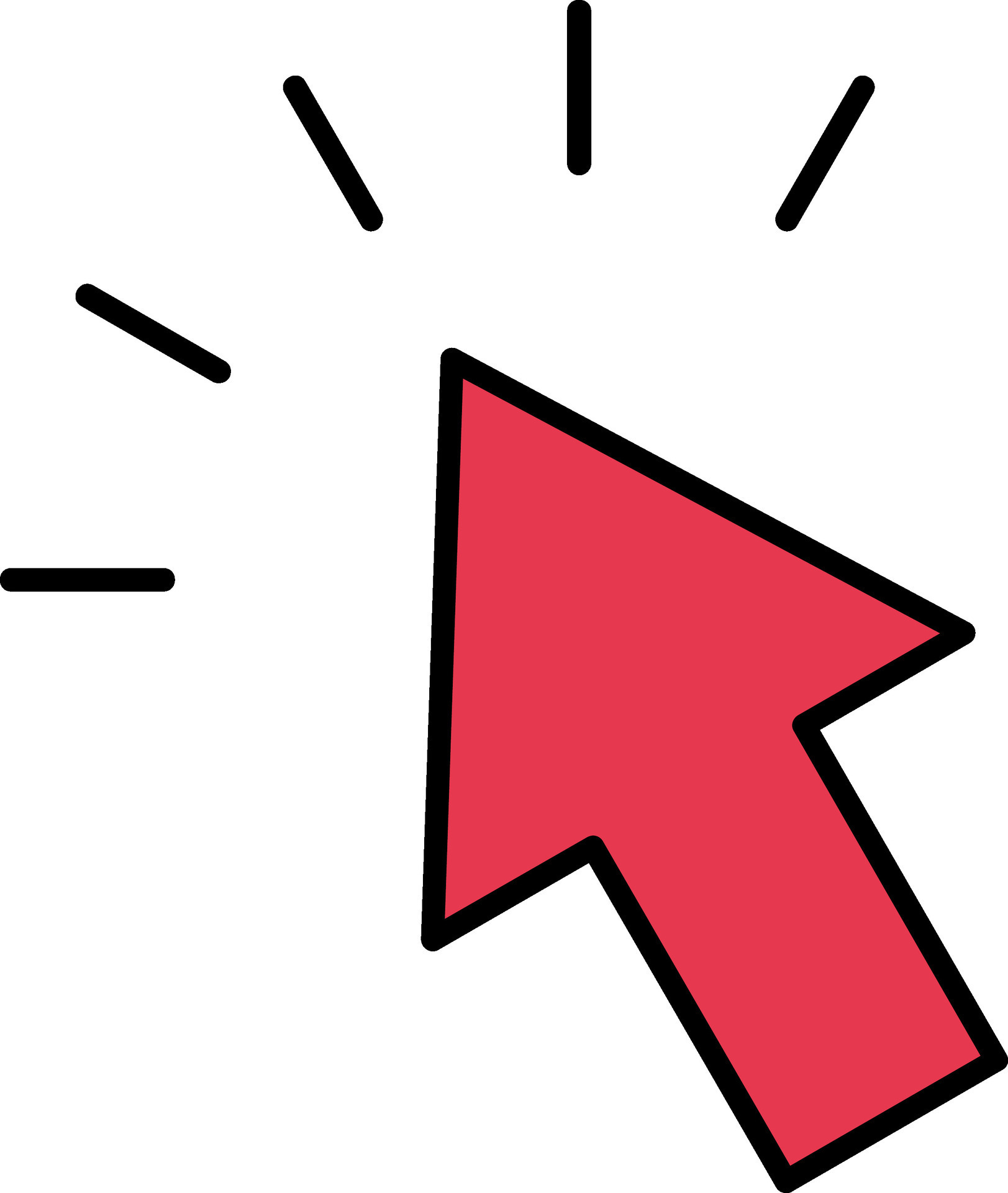 Mouse Cursor Line Filled Icon 36720309 Vector Art At Vecteezy