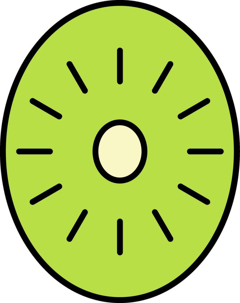 Kiwi Line Filled Icon 36721345 Vector Art at Vecteezy