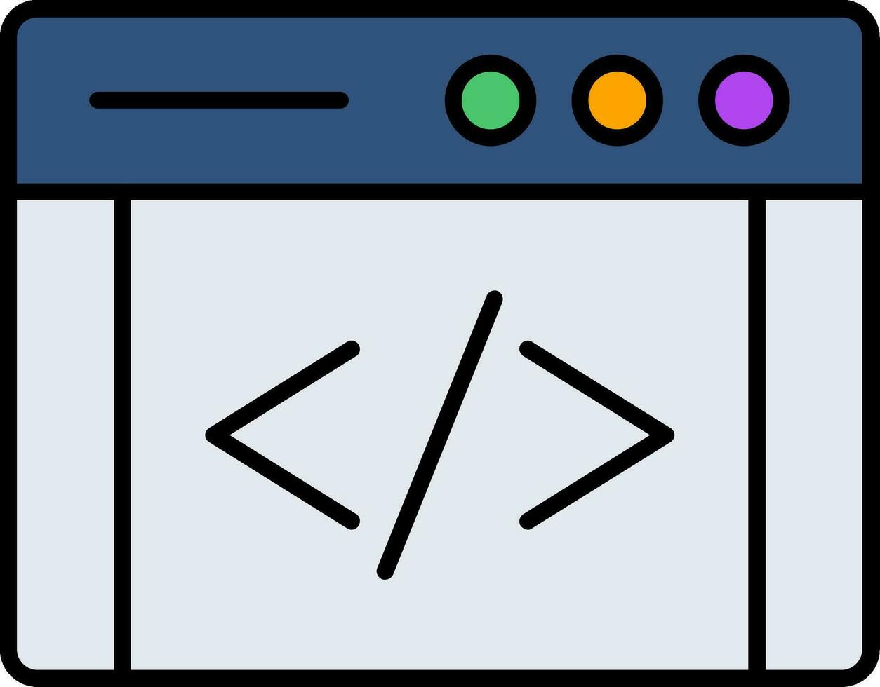 Coding Line Filled Icon 36723079 Vector Art at Vecteezy Coding Line Filled Icon 36723079 Vector Art at Vecteezy