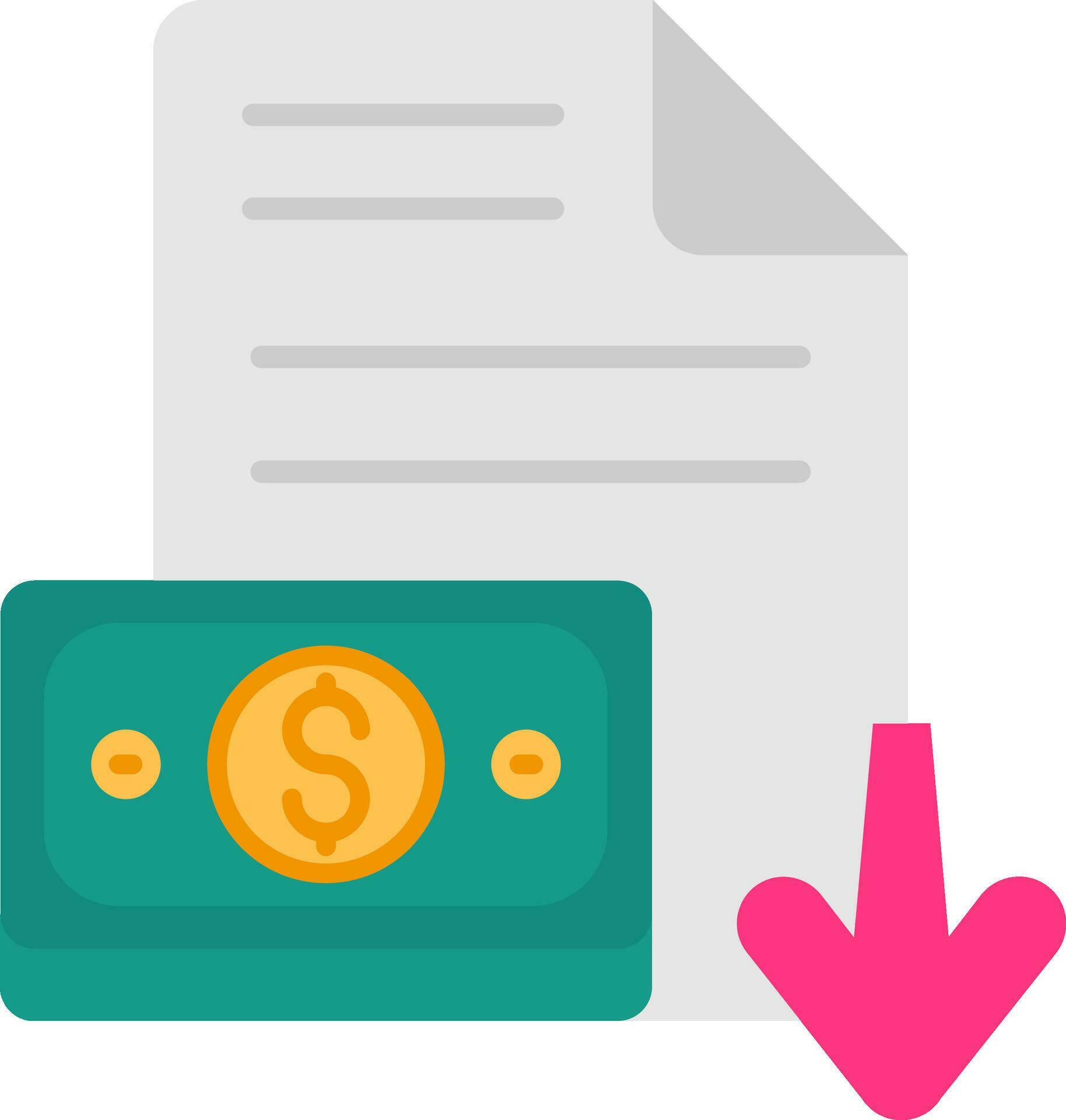 Decrease Line Filled Icon 36728066 Vector Art at Vecteezy