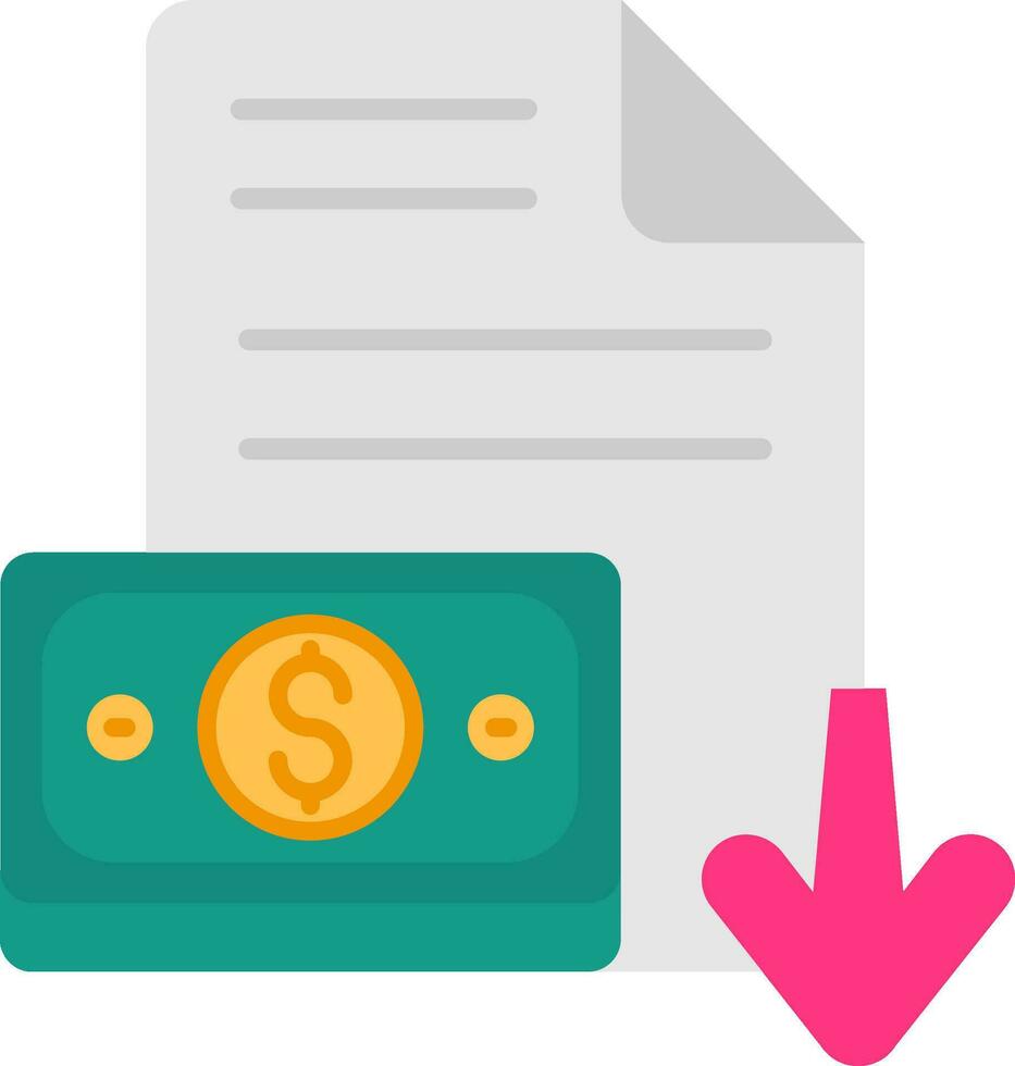 Decrease Line Filled Icon 36728066 Vector Art at Vecteezy