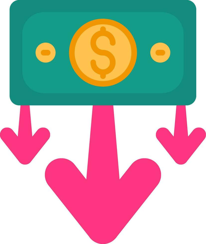 Decrease Line Filled Icon 36728068 Vector Art at Vecteezy