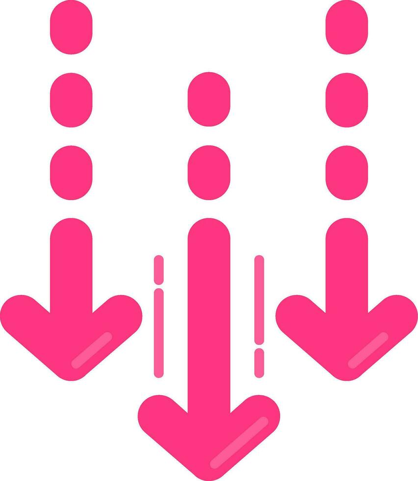 Decrease Line Filled Icon 36728115 Vector Art at Vecteezy