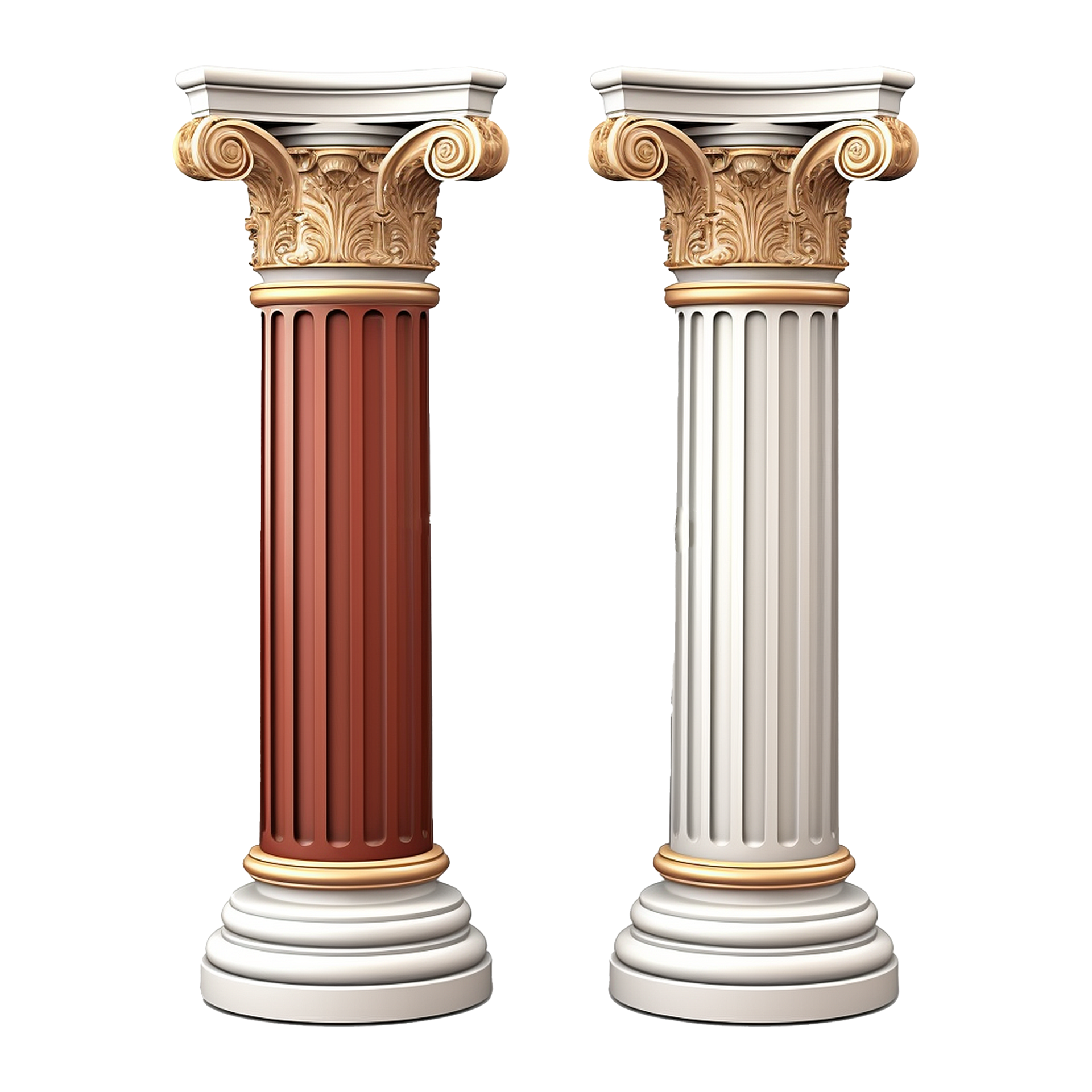 AI generated Greek column isolated on transparent background png 36731833 PNG