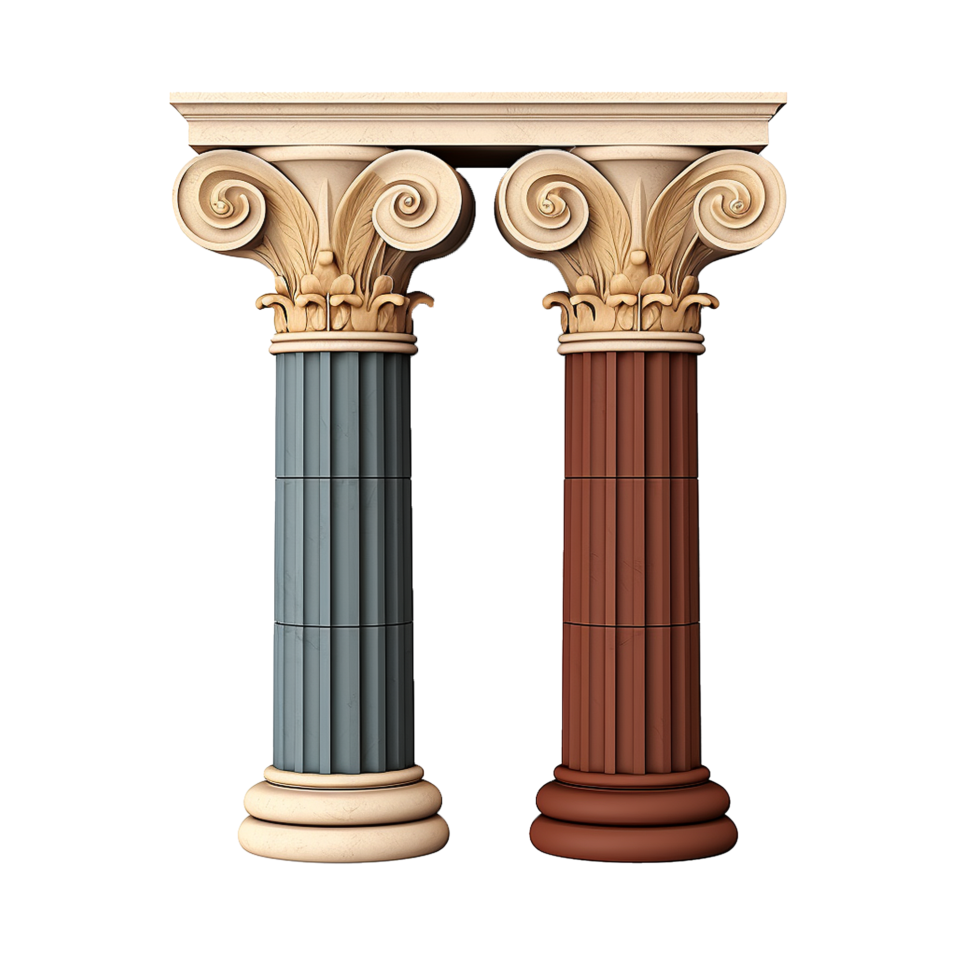 AI generated Greek column isolated on transparent background png ... AI generated Greek column isolated on transparent background png ...