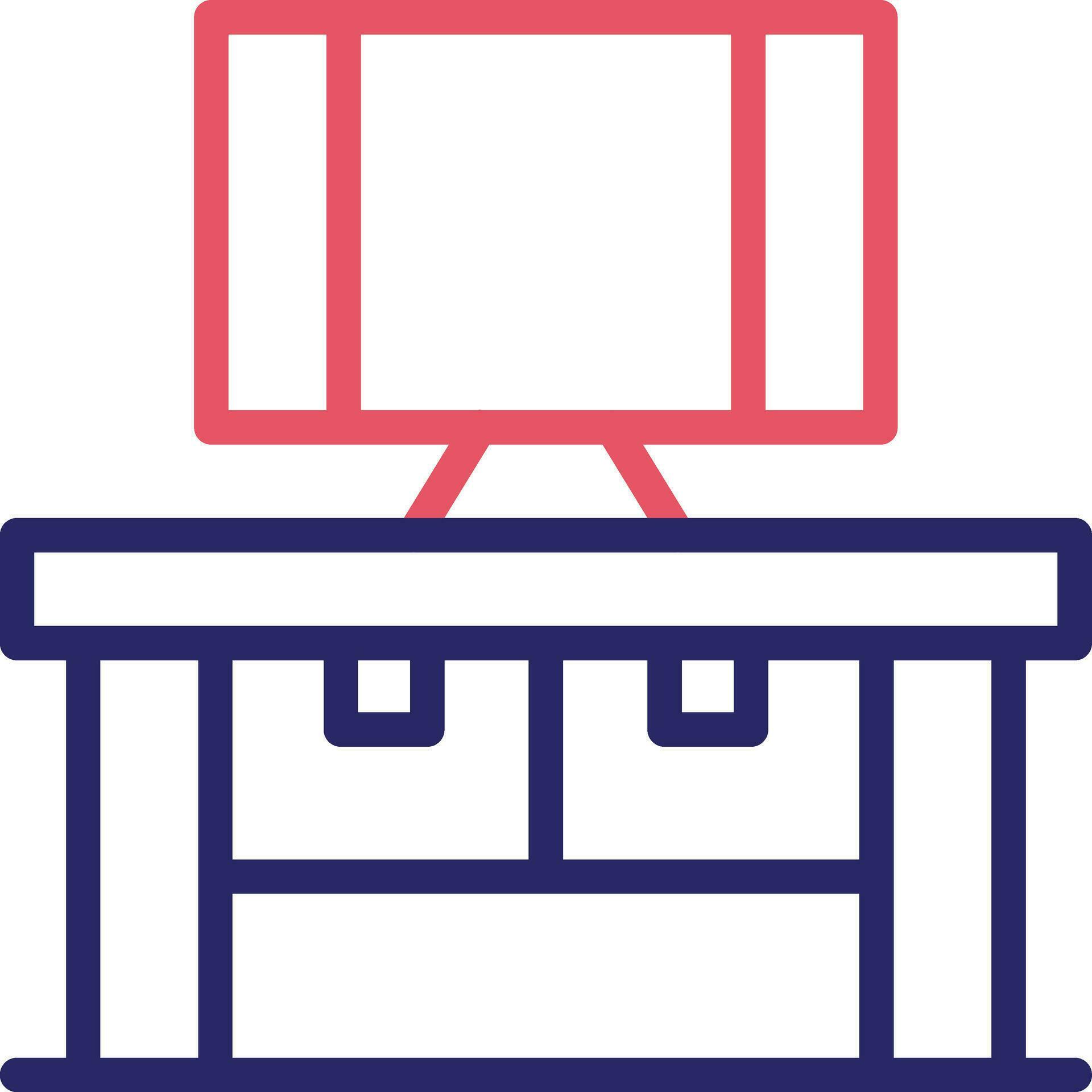 Computer Table Vector Icon 36734313 Vector Art at Vecteezy