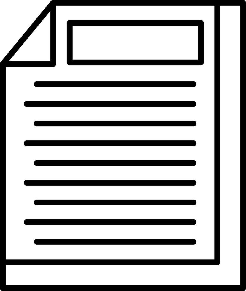 File Line Icon 36735898 Vector Art at Vecteezy