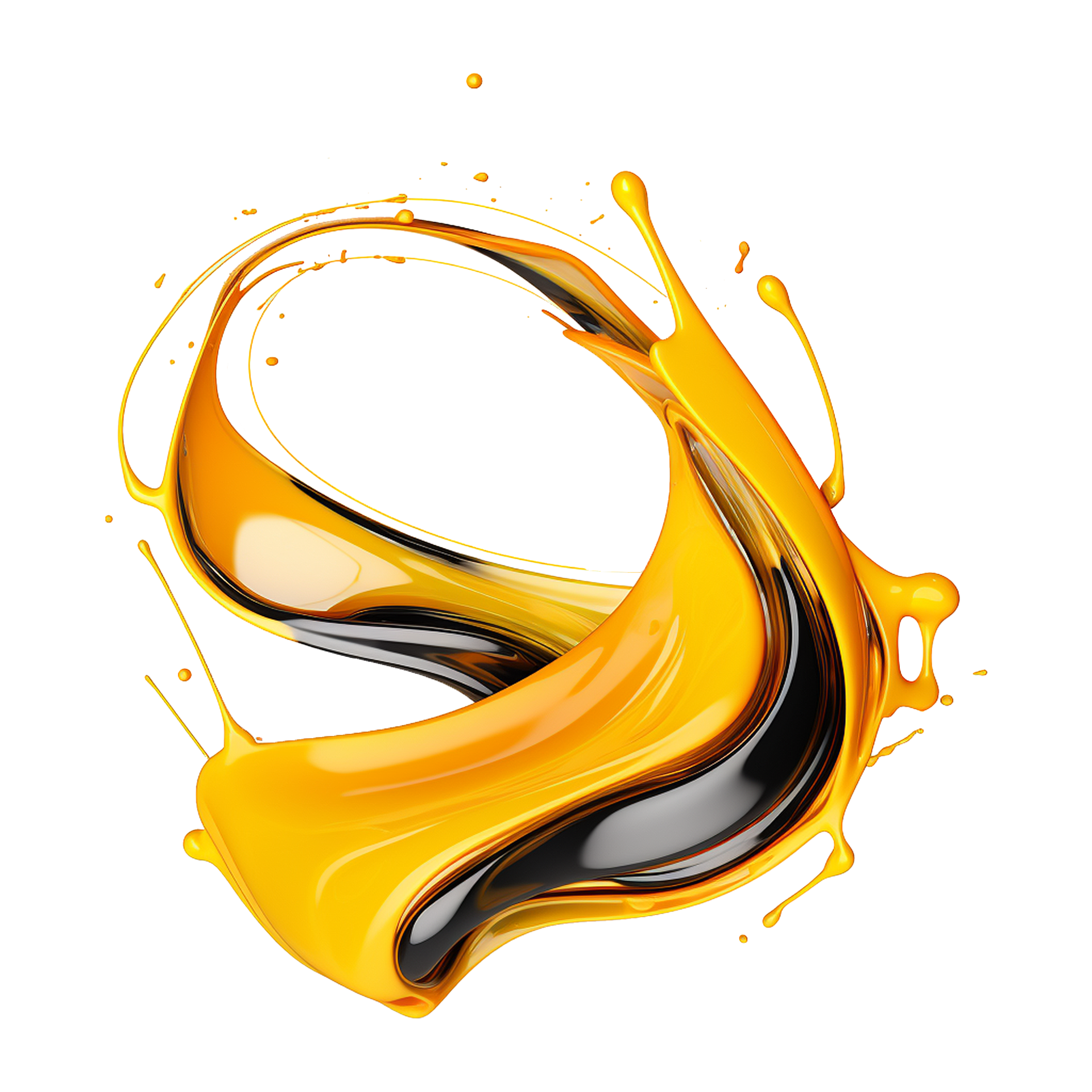 AI generated Abstract lubricant oil isolated on transparent background 36747625 PNG