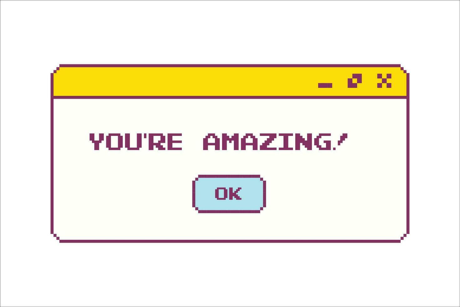 window y2k interface Retro browser computer pastel desktop with message ...