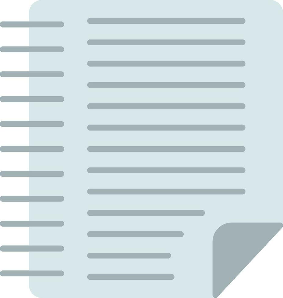 Notes Flat Icon 36755749 Vector Art at Vecteezy