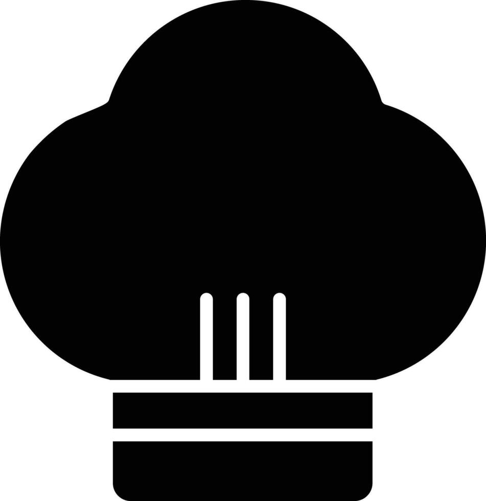 Chef cap solid and glyph vector illustration 36766118 Vector Art at ...