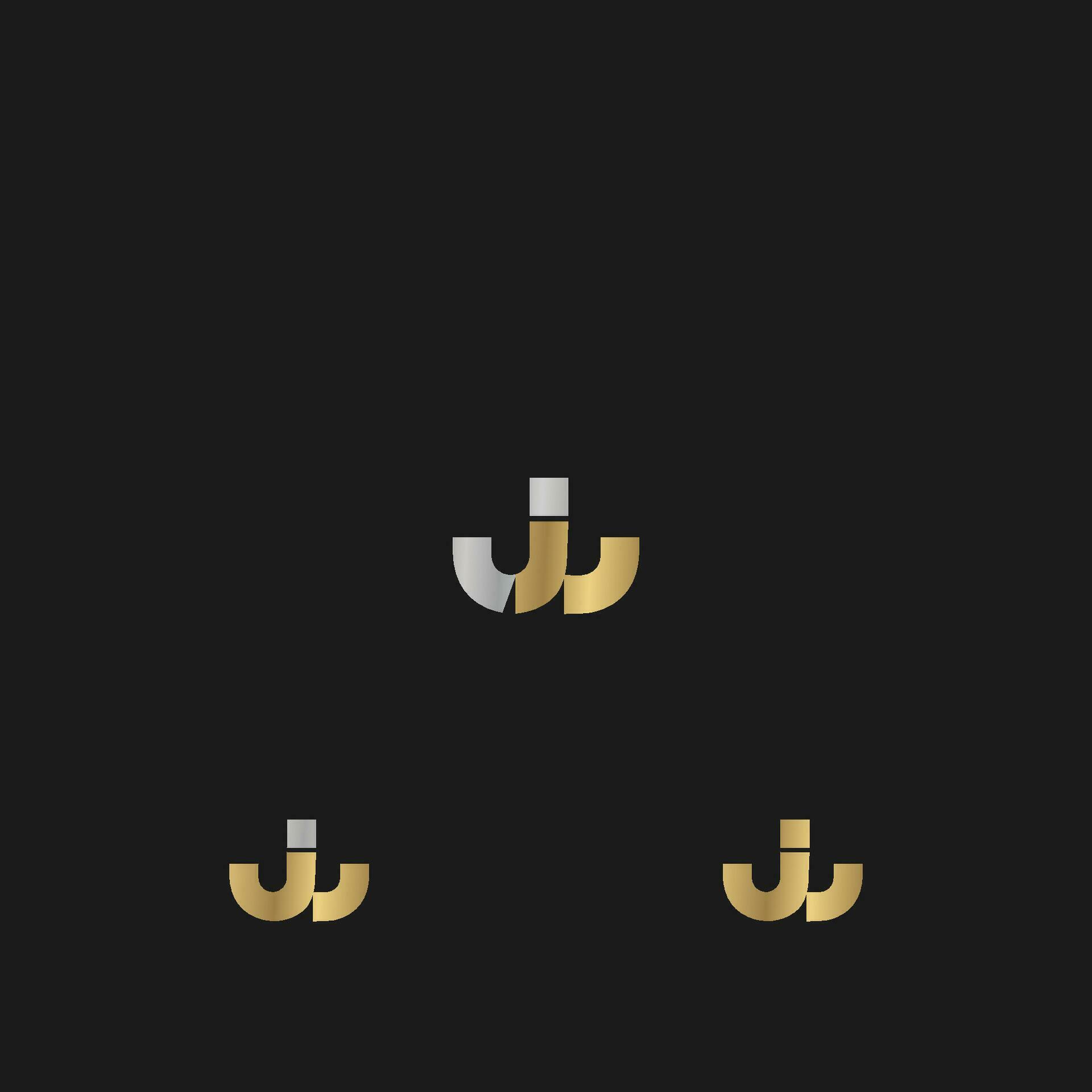 JW, WJ, J AND W Abstract initial monogram letter alphabet logo design 36767439 Vector Art at ...