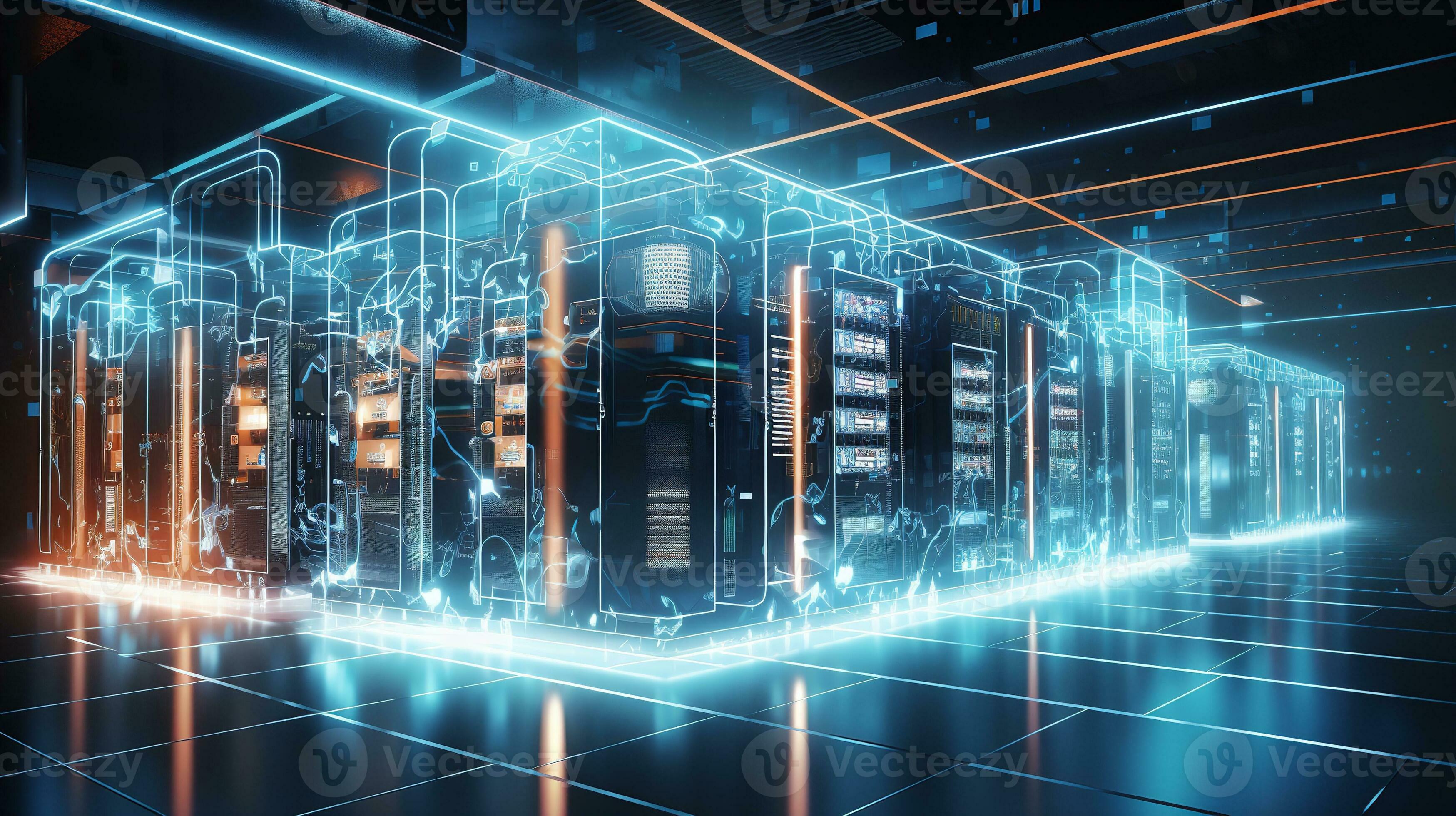 AI generated Digital Twin AI Simulation Technology AI Generated ...